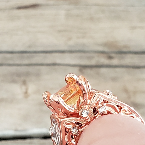 Jewelry | Rose Gold And Silver Costume Ring Nwot | Poshmark